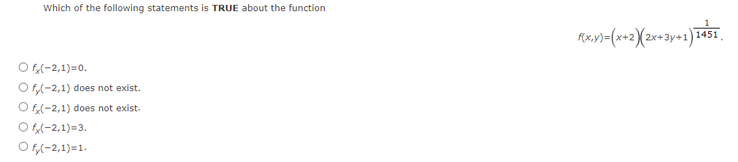 Solved Which of the following statements is TRUE about the | Chegg.com
