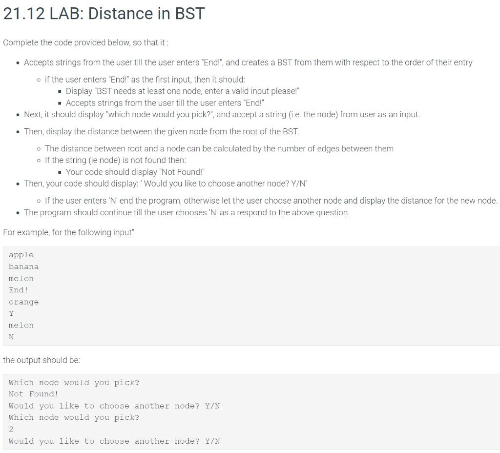 Solved Code: class Node: def __init__(self, key): | Chegg.com