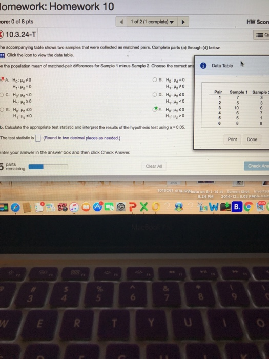 Solved lomework: Homework 10 ore: 0 of 8 pts 1 of 2 (1 | Chegg.com