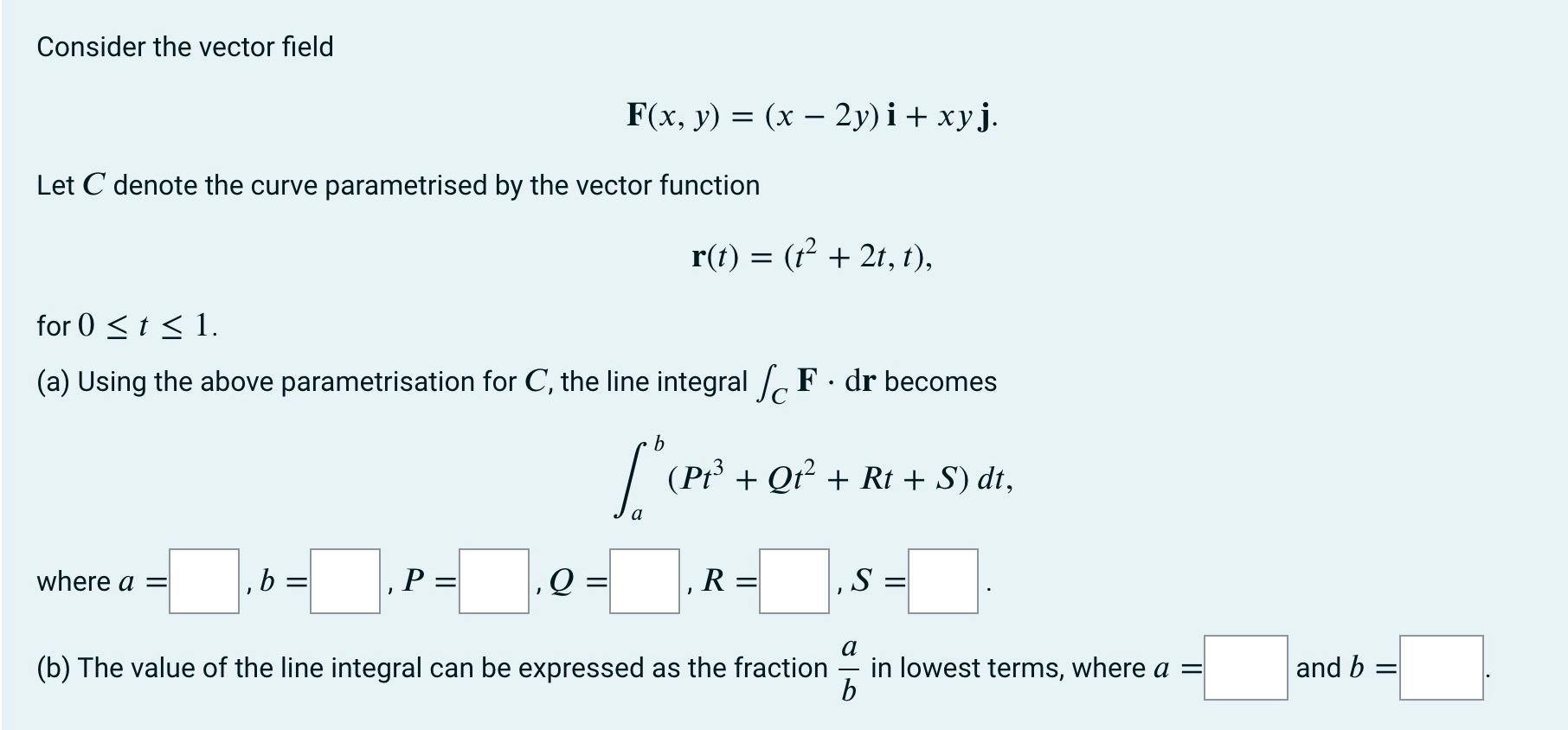 Solved Consider the vector field F(x,y)=(x−2y)i+xyj Let C | Chegg.com