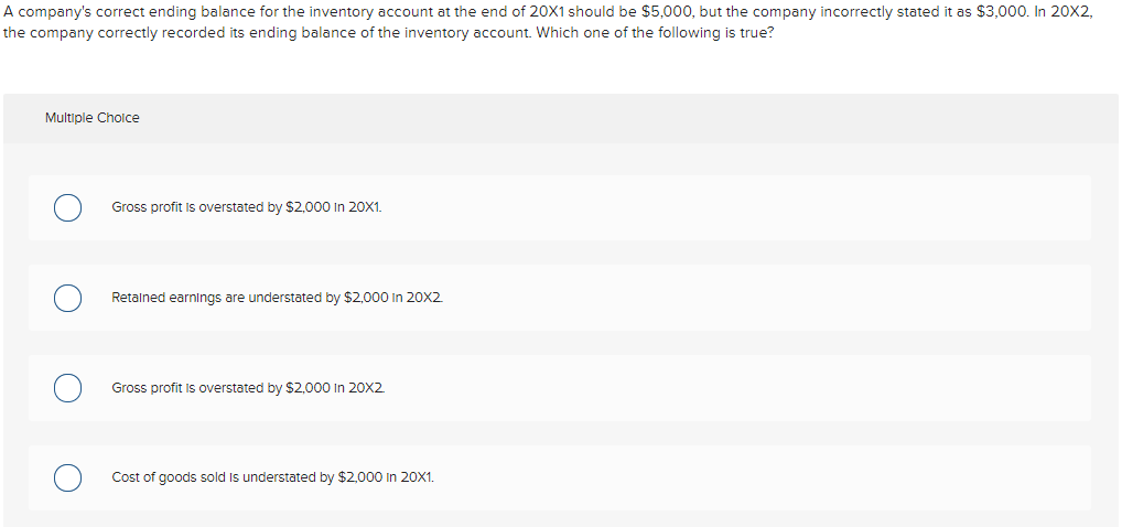 Solved At the end of a reporting period, a company | Chegg.com