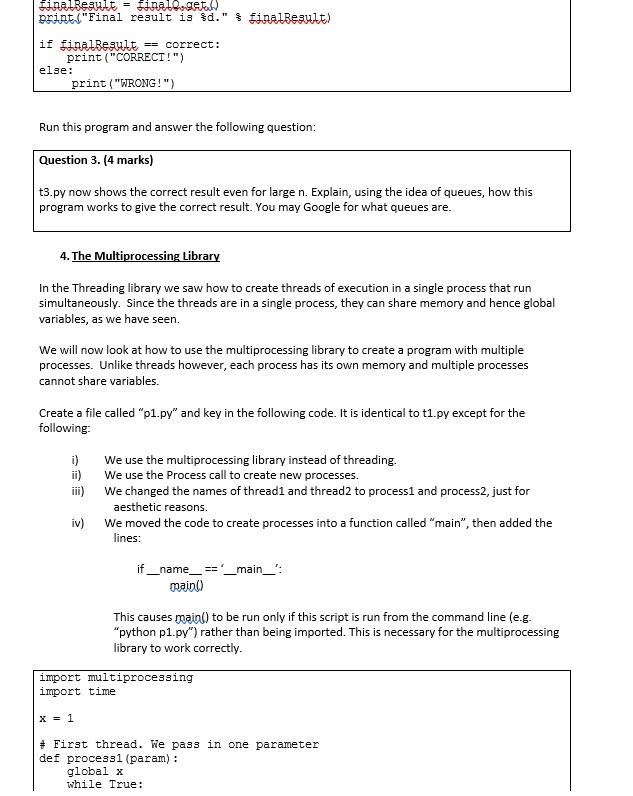 1. Introduction Processes are a key part of operating | Chegg.com