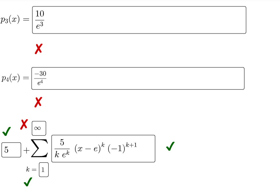 Solved Edit Find the Taylor polynomials of orders n = | Chegg.com