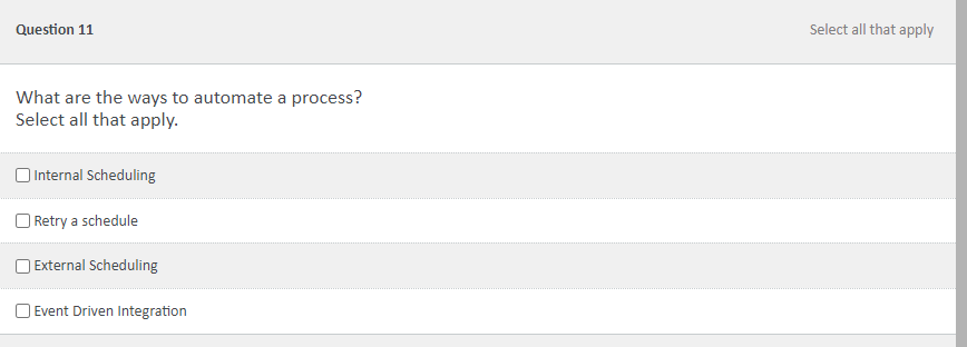 Solved 1)What are the ways to automate a PROCESSES? | Chegg.com