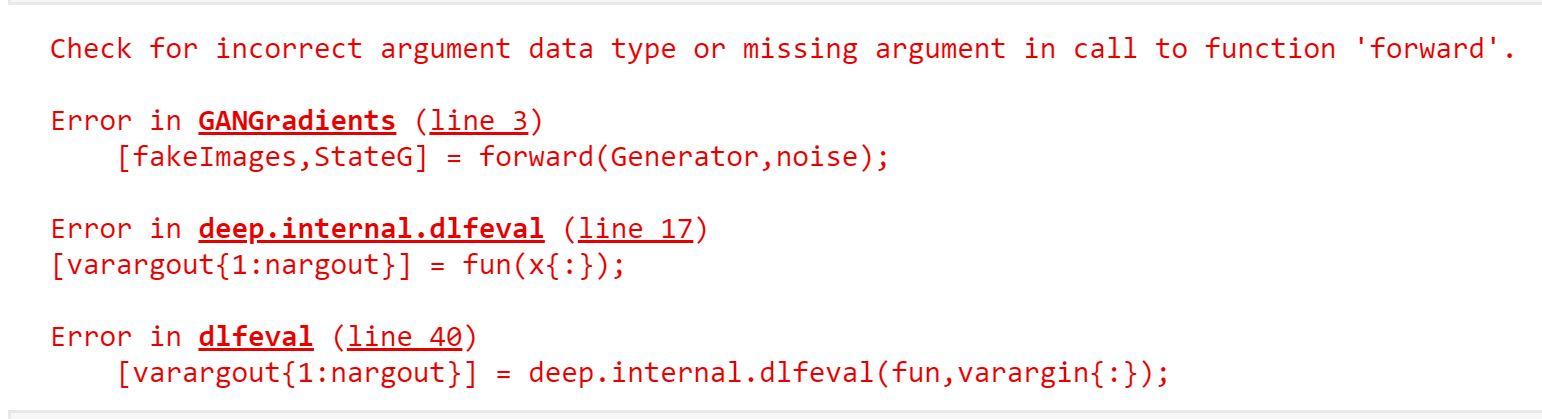 I'm trying to make an AI in Matlab using their deep | Chegg.com