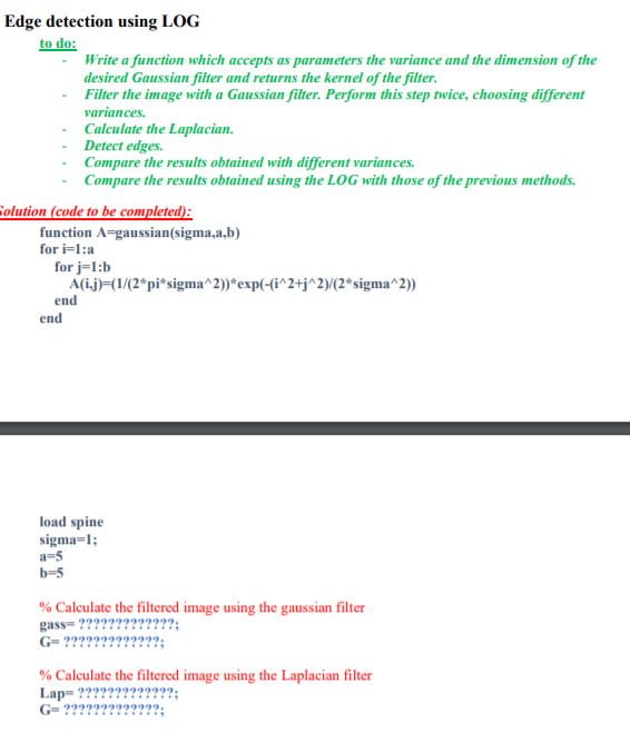 Edge detection from the second derivative An | Chegg.com