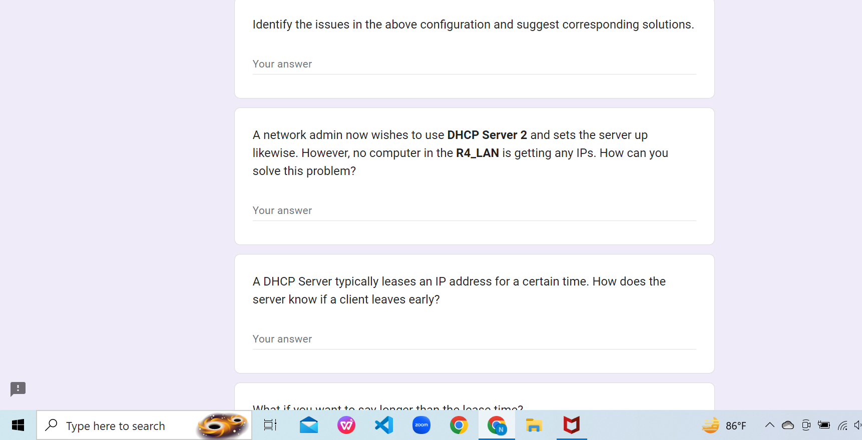 Solved \r\nIdentify the issues in the above configuration | Chegg.com