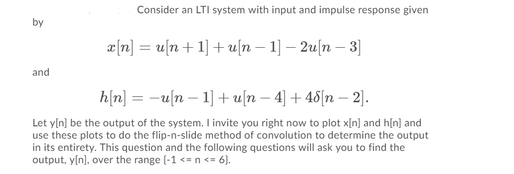 Solved What is y[-1]? What is y[0]? What is y[1]? What is | Chegg.com