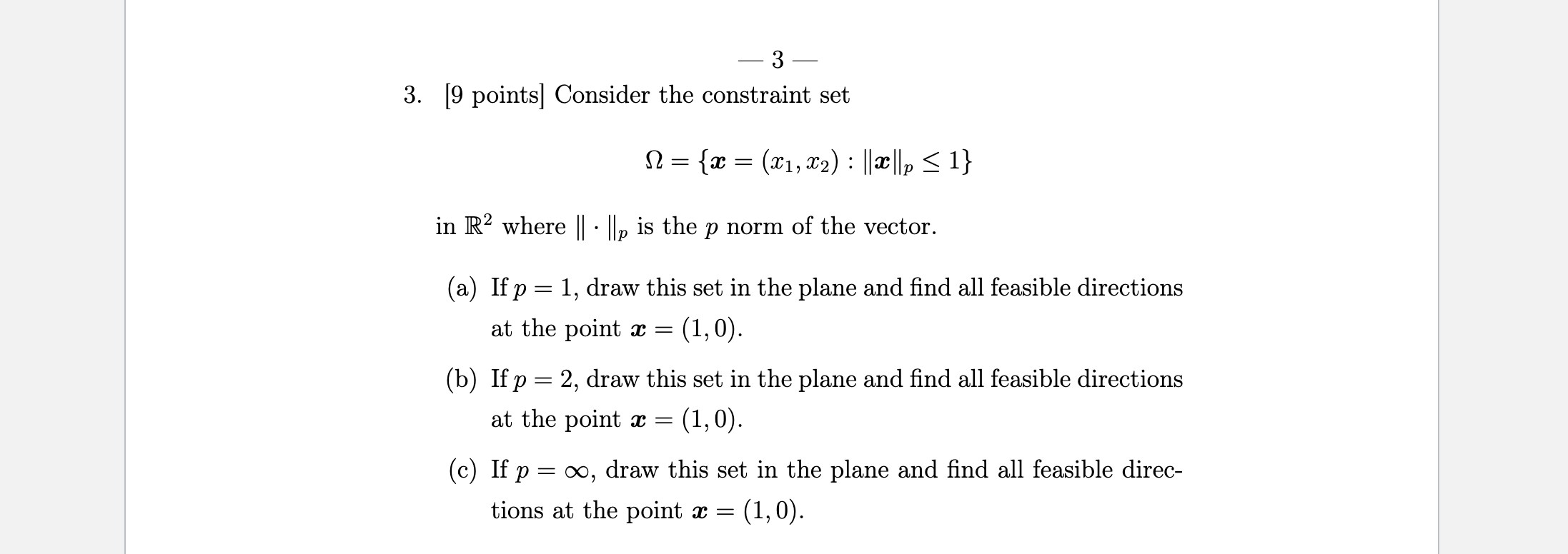 Solved 2. (10 points] Let f : R2 + R be defined by f(x) = | Chegg.com