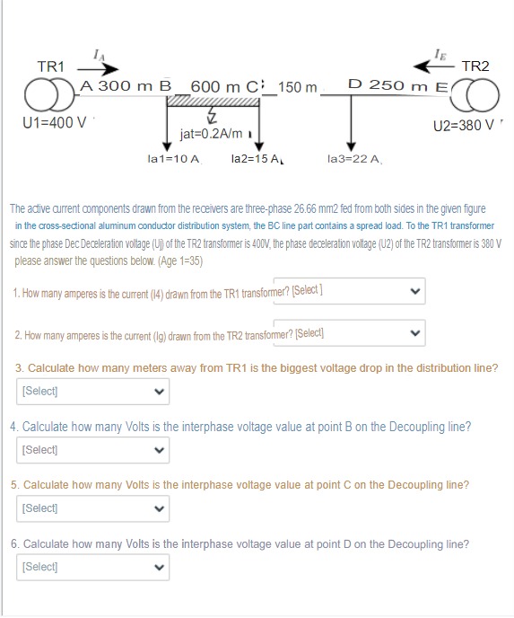 Solved The adive current components drawn from the receivers | Chegg.com