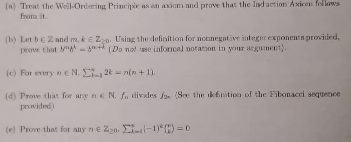 Solved Can you give proofs to this statements?Using the book | Chegg.com