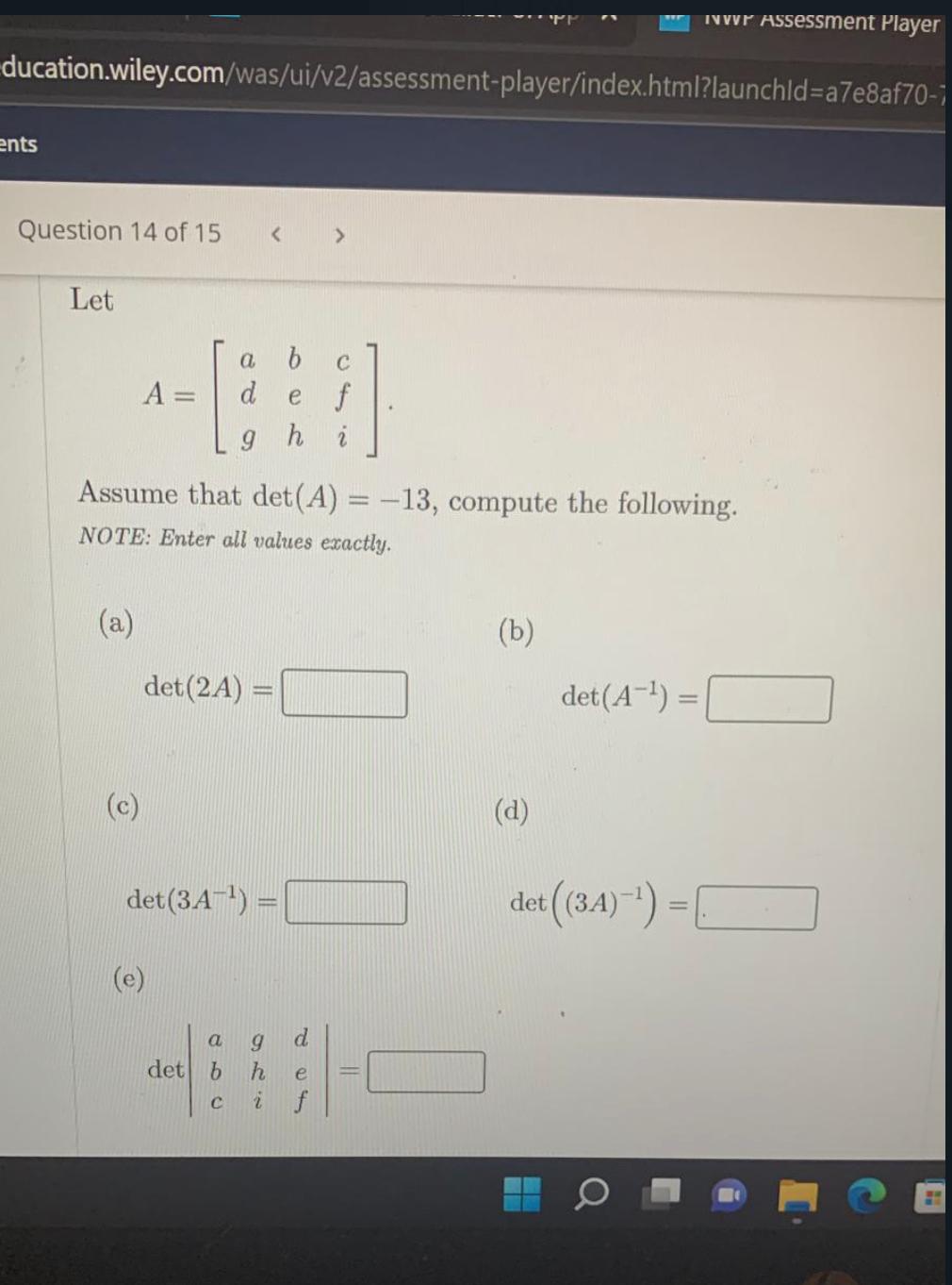 Solved INVVP Assessment Player | Chegg.com