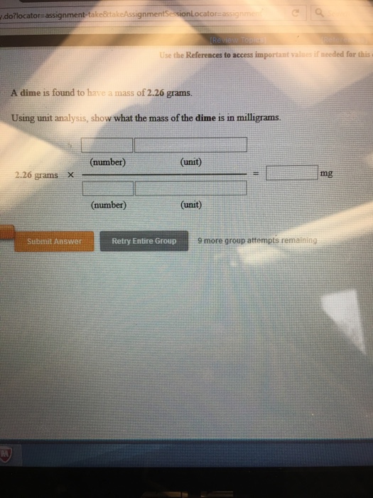 Solved A dime is found to have a mass of 2.26 grams. Using | Chegg.com