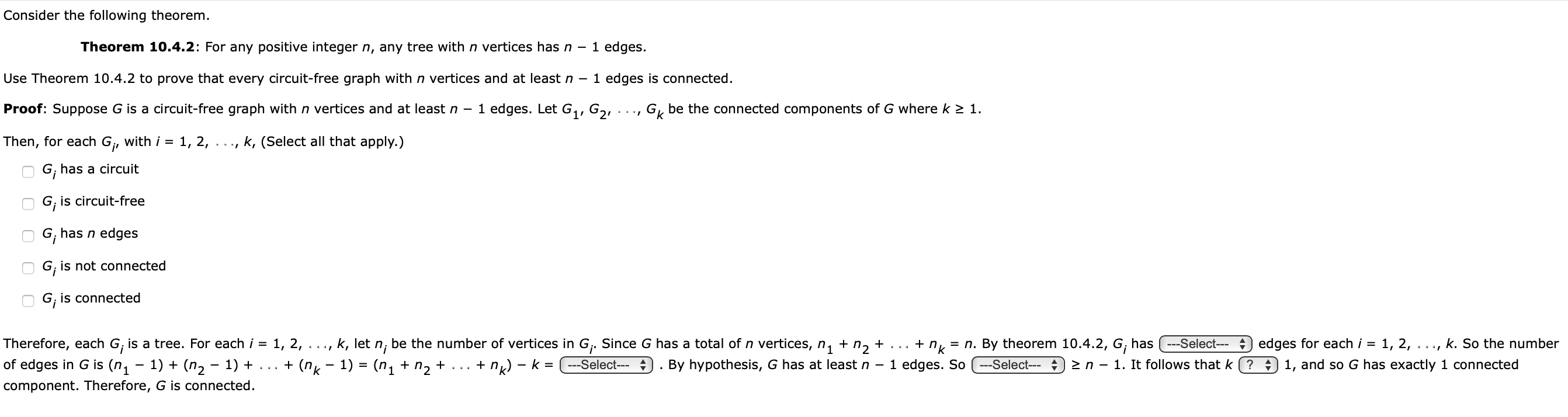 Solved Consider the following theorem. Theorem 10.4.2: For | Chegg.com