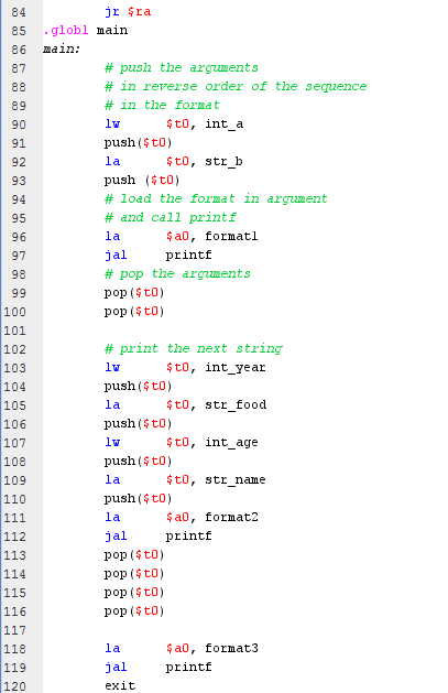 Instructions Download printf_extension.asmDownload | Chegg.com