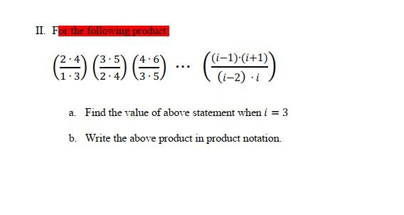Solved For the following product | Chegg.com