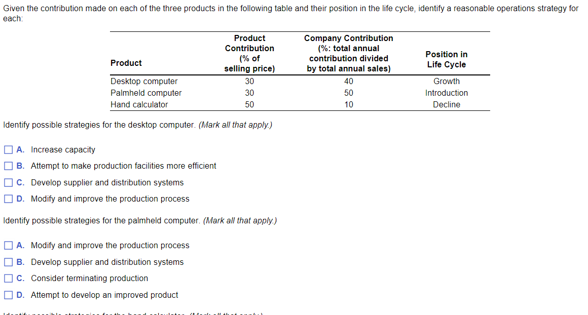 Solved Prepare a product-by-value analysis for the following | Chegg.com