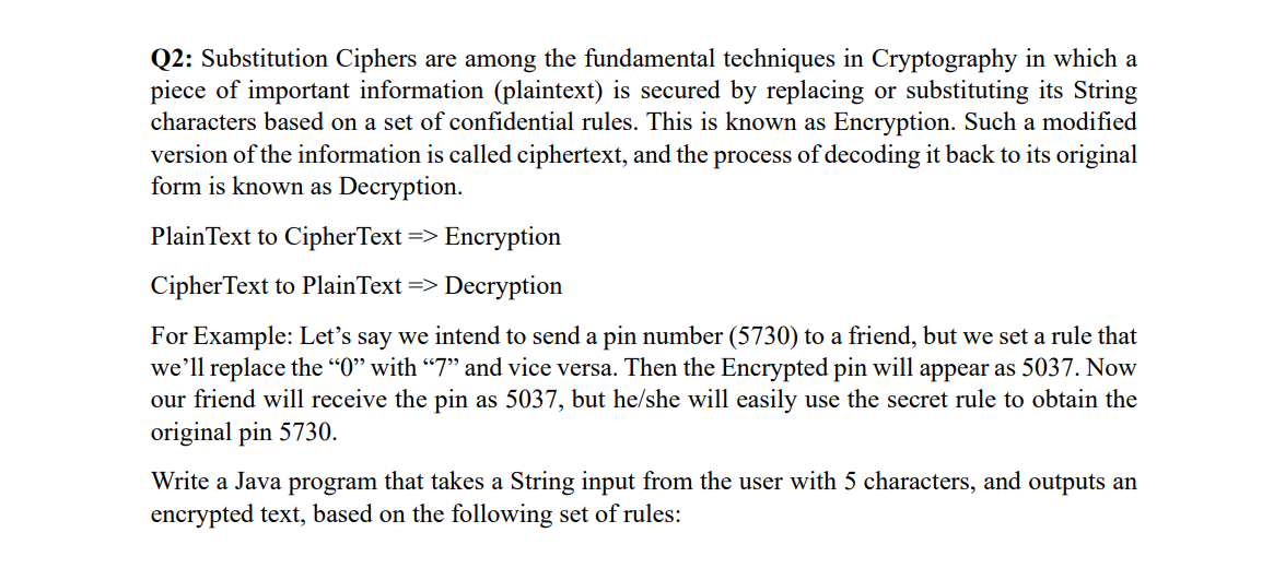 Solved Q1: Using only the main() method, write a Java | Chegg.com