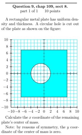 Solved Question 9, chap 109, sect 8. part 1 of 1 10 points A | Chegg.com