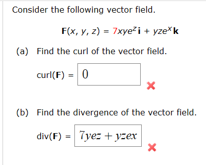 Solved Consider the following vector | Chegg.com