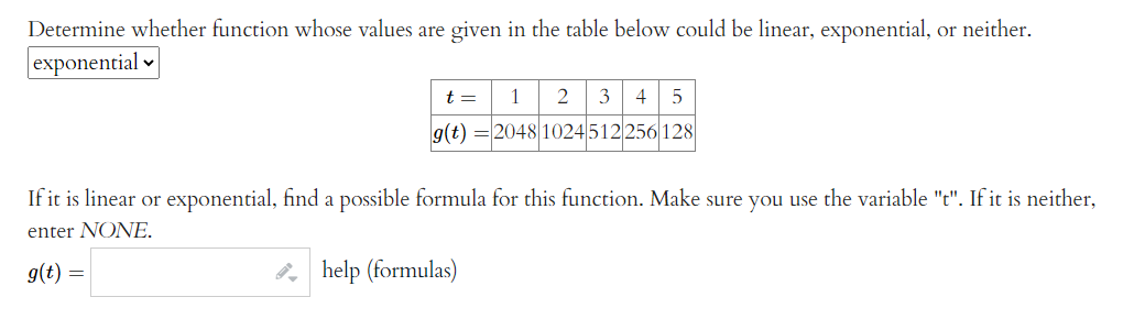 Solved Determine Whether Function Whose Values Are Given In