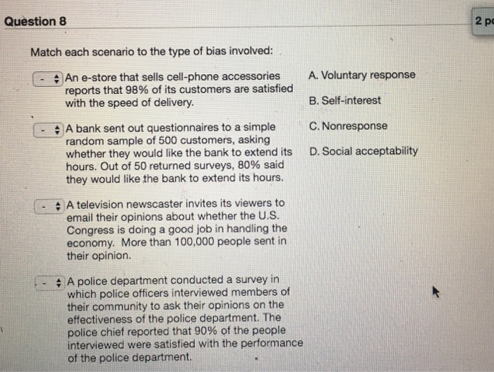 Solved: Estion 6 2 Points Save Answer A Recent Study Compa... | Chegg.com Solved: Estion 6 2 Points Save Answer A Recent Study Compa... | Chegg.com