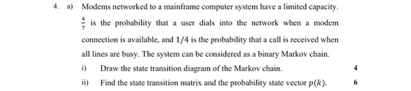Solved helpa) ﻿Modems networked to a mainframe computer | Chegg.com