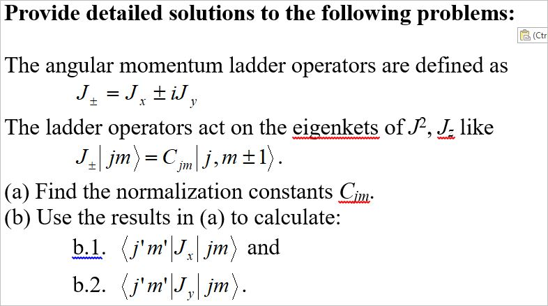 Solved Provide detailed solutions to the following problems: | Chegg.com