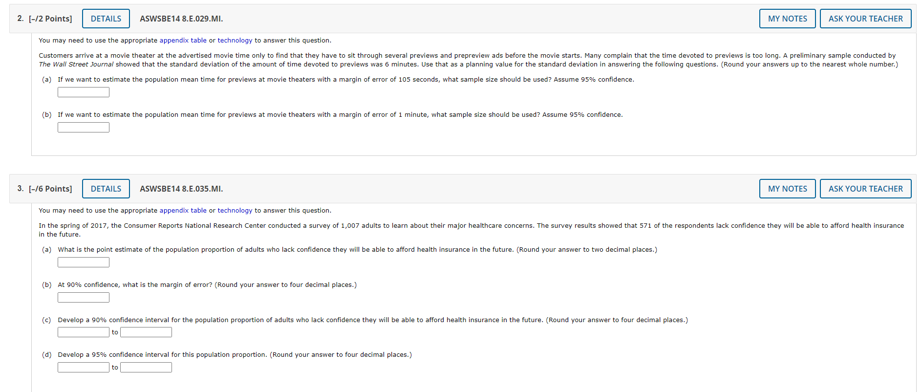 Solved You may need to use the appropriate appendix table or | Chegg.com