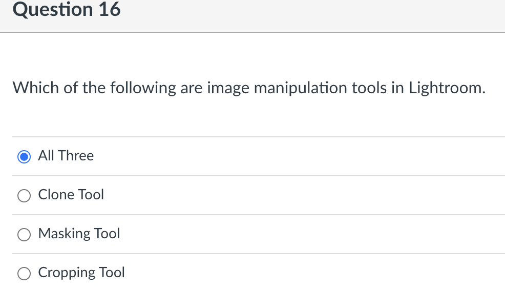 Solved Which of the following are image manipulation tools | Chegg.com