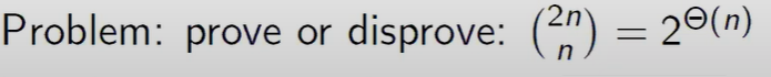 Solved Problem: prove or disprove: (2,0) = 20(n) | Chegg.com