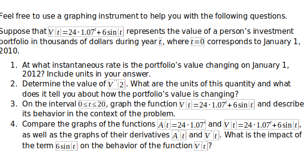 Feel free to use a graphing instrument to help you | Chegg.com