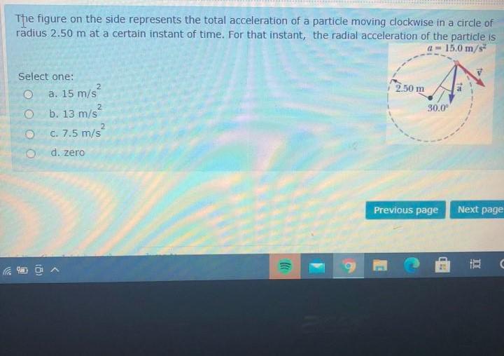 Solved The figure on the side represents the total | Chegg.com