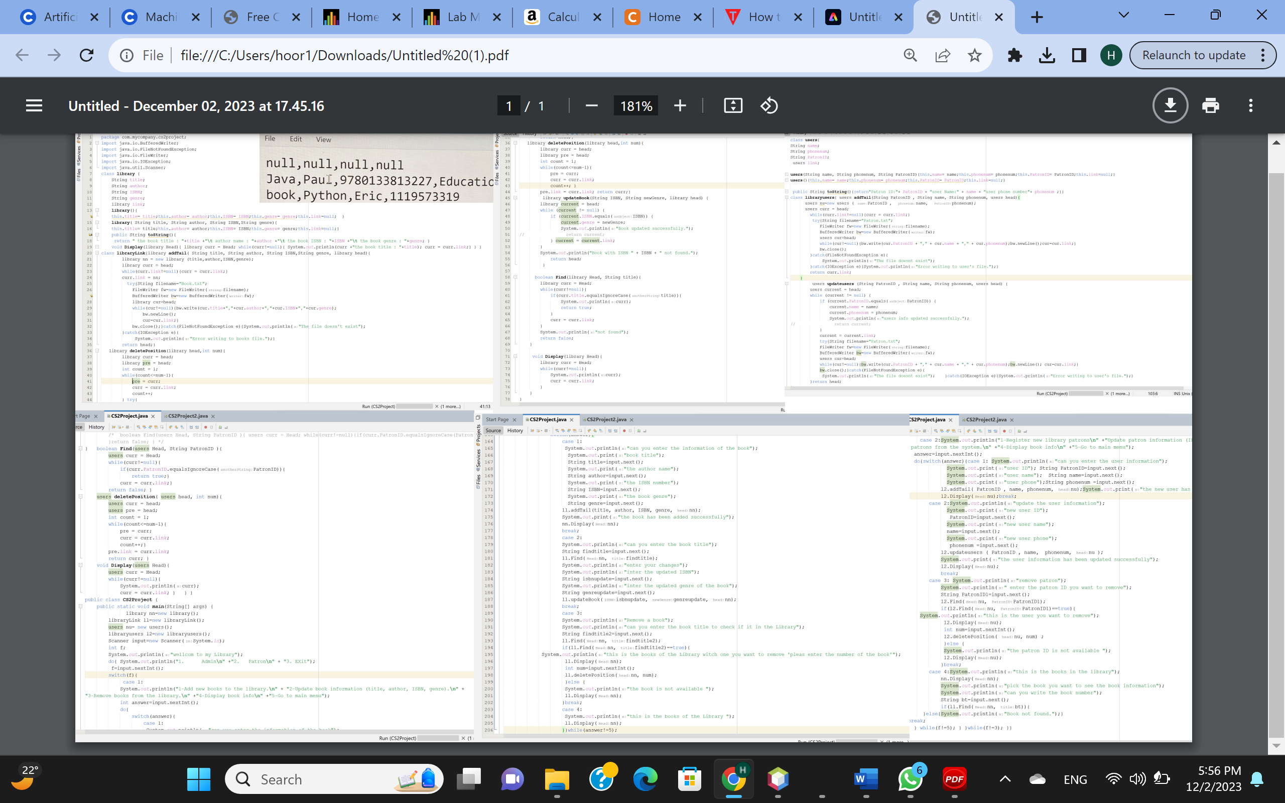 Solved i want to know how to delete from text file but using | Chegg.com