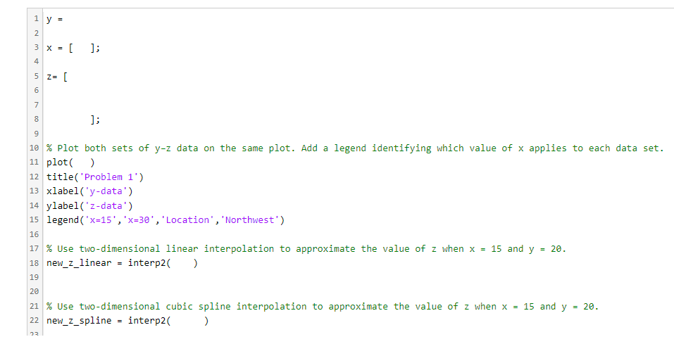 Solved matlab do not rewrite the code write as it is proved | Chegg.com