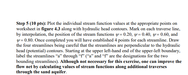 Part 2: Flow Net Analysis (50 points). Goal is to | Chegg.com