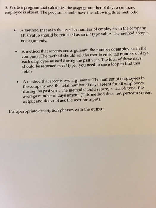 Solved 3. Write a program that calculates the average number | Chegg.com