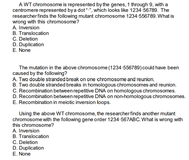 Solved Section5. Answer the following questions on genomics | Chegg.com
