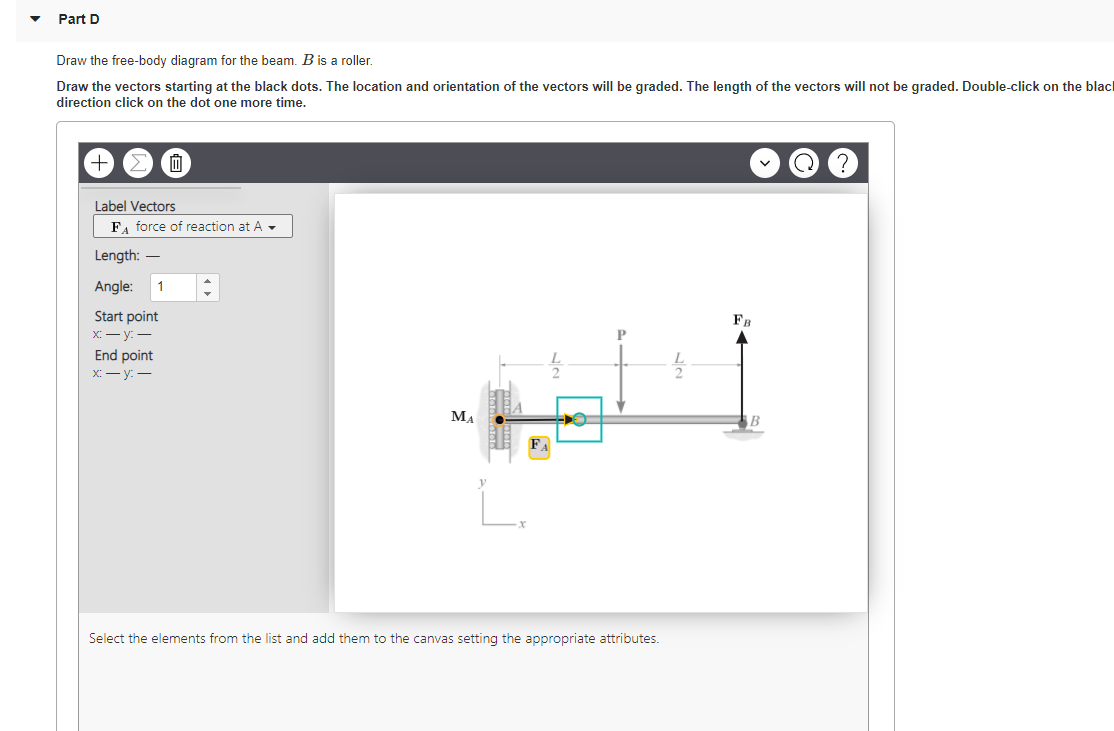 Solved Part D Draw The Free body Diagram For The Beam B Is Chegg Solved Part D Draw The Free body Diagram For The Beam B Is Chegg