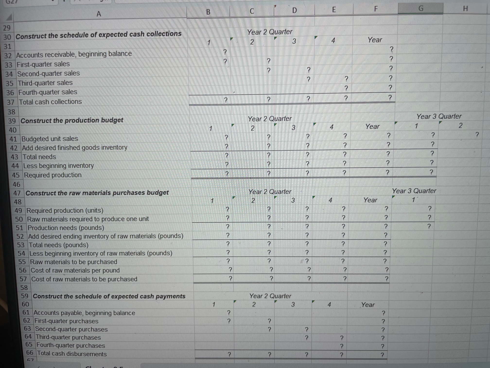 Solved Ch 8 Use the attached Excel sheet photo to solve | Chegg.com