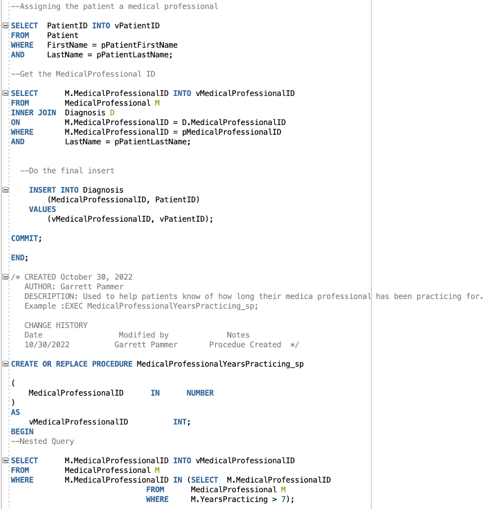 Project Part 3: Stored Procedures Instructions: 1. | Chegg.com
