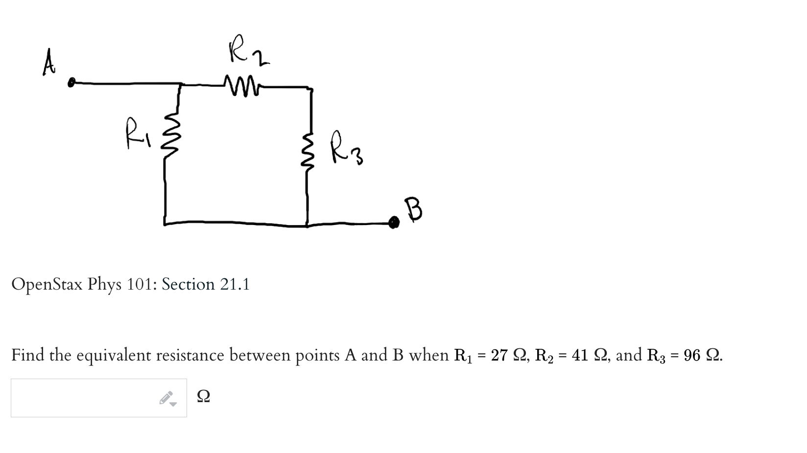 Solved OpenStax Phys 101: Section 21.1 Find the equivalent | Chegg.com