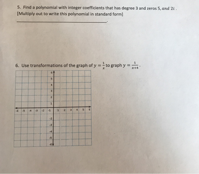 Solved find a polynomial with integer coefficients that has | Chegg.com