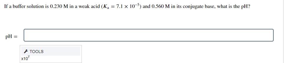Solved If a buffer solution is 0.230M in a weak acid | Chegg.com