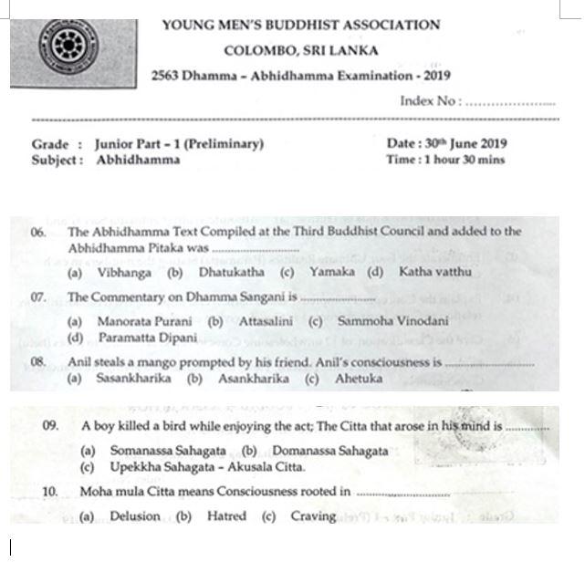 Solved MCQ Subject: Theravada Buddhism Topic: | Chegg.com