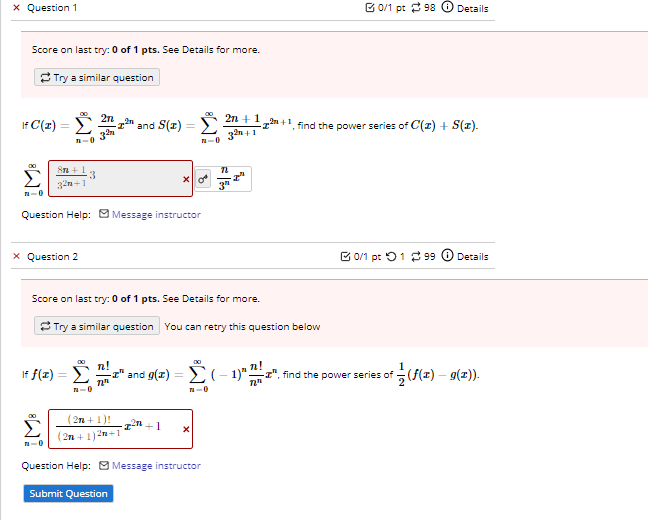 Solved X Question 1 B0 1 Pt 98 O Details Score On Last Try