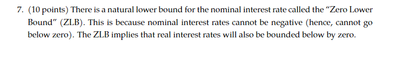 Solved 7. (10 points) There is a natural lower bound for the | Chegg.com