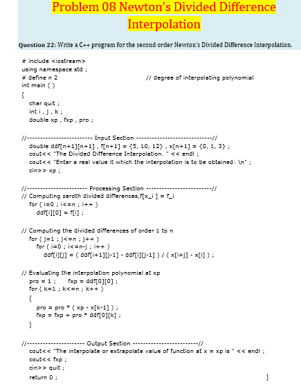 Solved Problem 06 Regula-Falsi method. Question 54: Write a | Chegg.com