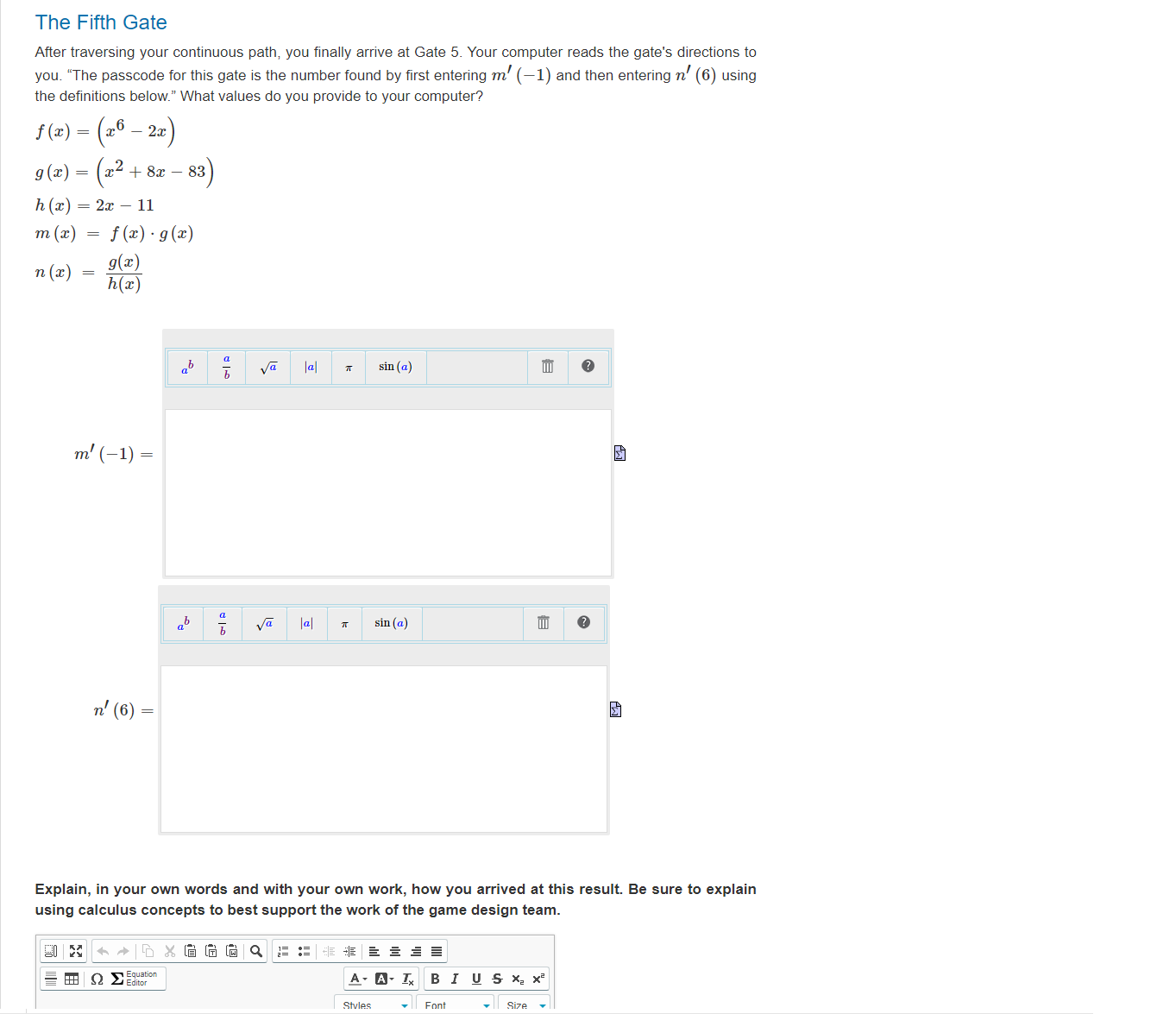 Solved After traversing your continuous path, you finally | Chegg.com