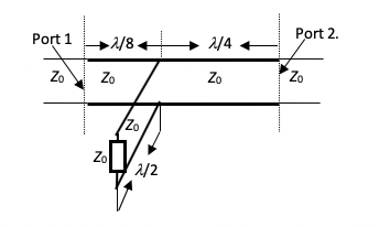 Solved The two-port network shown in Figure is constructed | Chegg.com